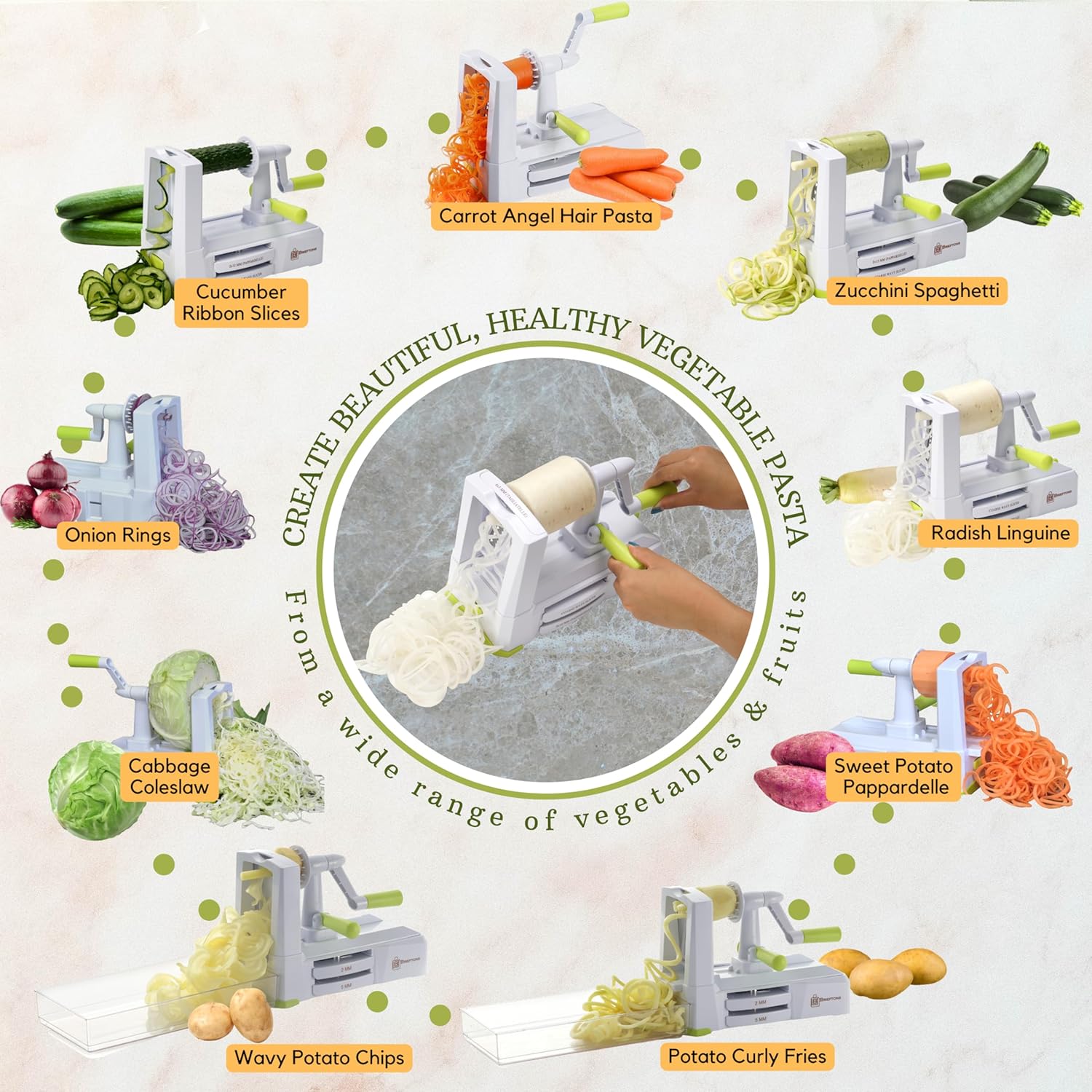 The Ultimate Guide to Spiralizing with the Veggetti Pro: Fruits and ...